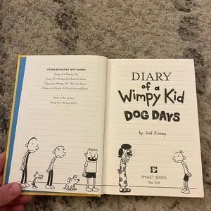 Toys | Diary Of A Wimpy Kid Book 4 Dog Days By Jeff Kinney Hard Cover ...